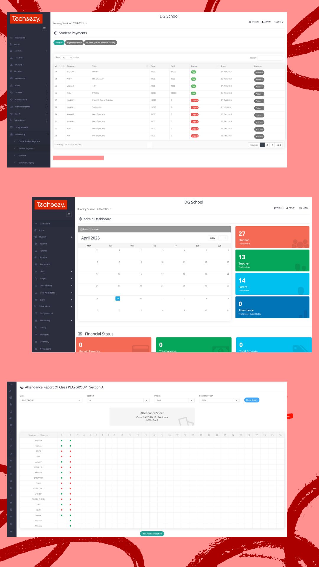 School Management System - Techeezy | AI-Powered Software Solutions ...